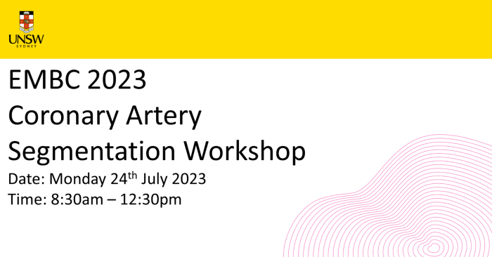 EMBC 2023 Coronary Atlas Segmentation Workshop