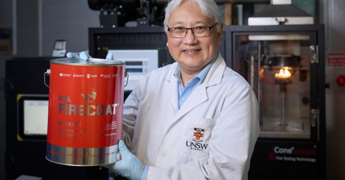 UNSW fire safety innovator wins at Shaping Australia Awards