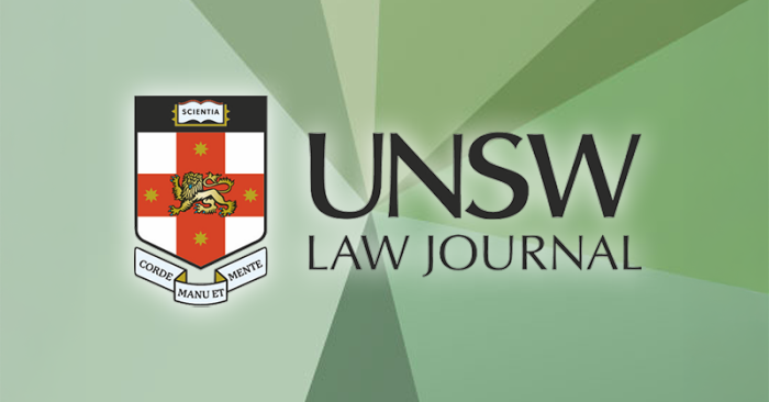 Call for Submissions to the UNSW Law Journal Issue 48(2)