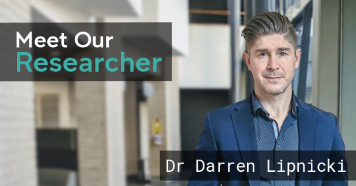 Dr Darren Lipnicki | Meet Our Researcher Series