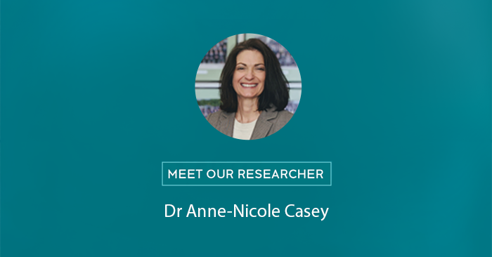 Dr Anne-Nicole Casey | Meet Our Researcher Series