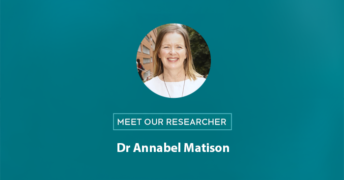 Dr Annabel Matison | Meet Our Researcher Series