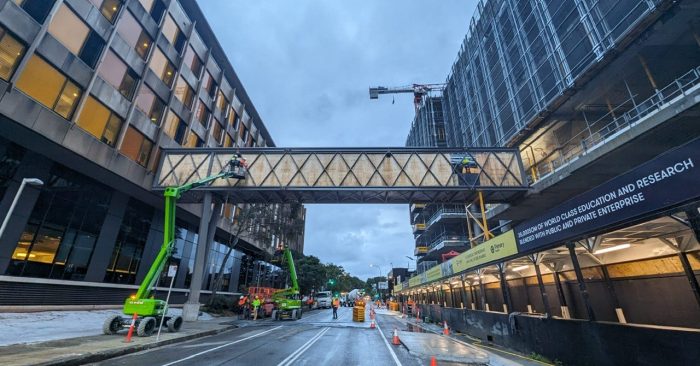 New bridge connects University to hospitals