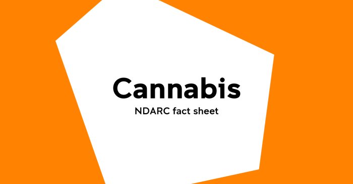 Cannabis fact sheet