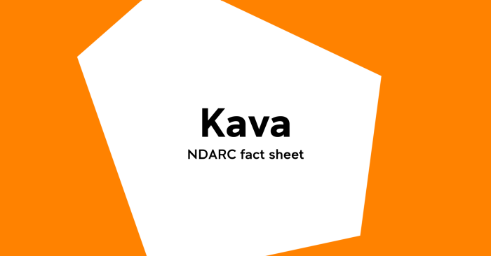 Kava fact sheet