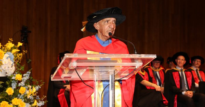 Indigenous Elder Uncle Vic awarded honorary UNSW degree